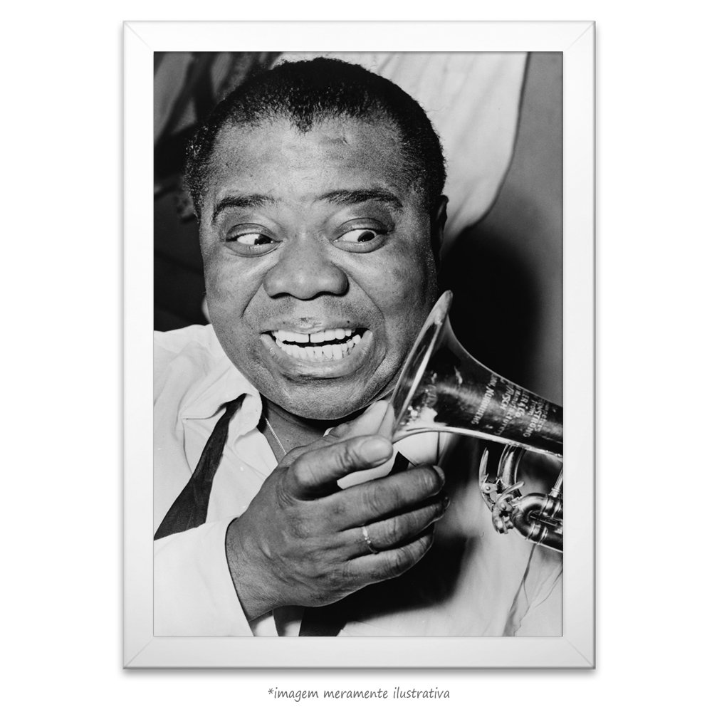 Poster Louis Armstrong, no QueroPosters.com