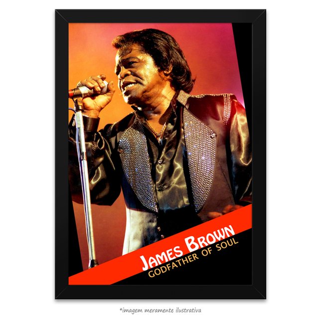 Poster James Brown, no QueroPosters.com