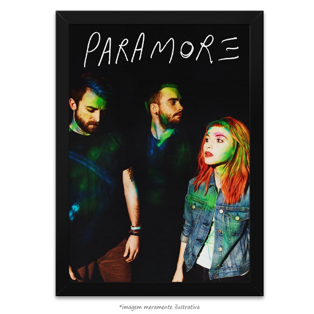 Poster Paramore, no QueroPosters.com