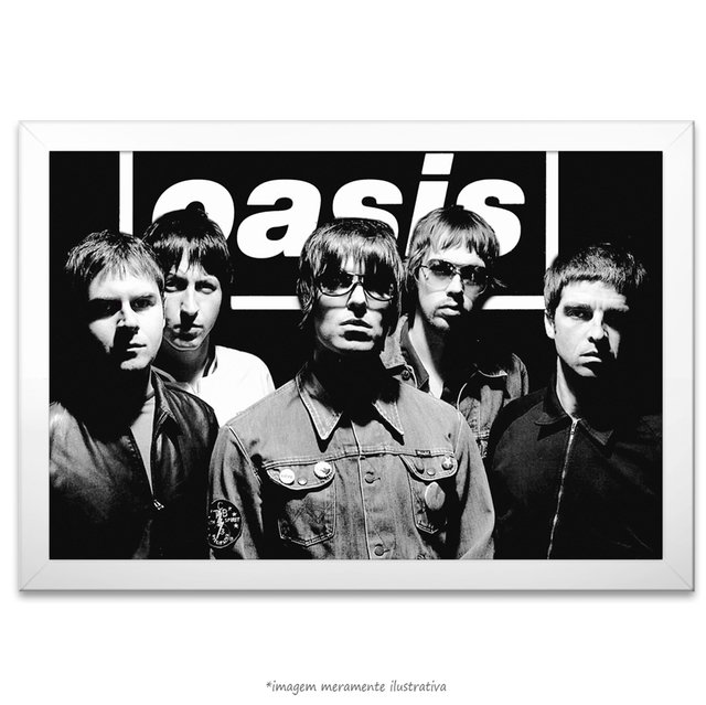 Poster Oasis Band, no QueroPosters.com