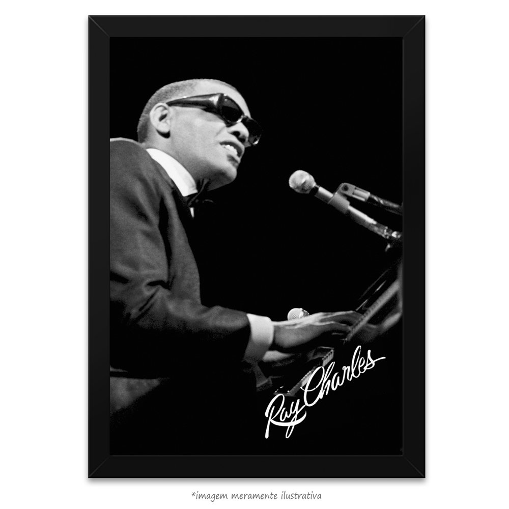 Poster Ray Charles, no QueroPosters.com