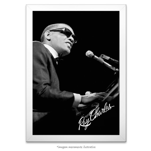 Poster Ray Charles, no QueroPosters.com