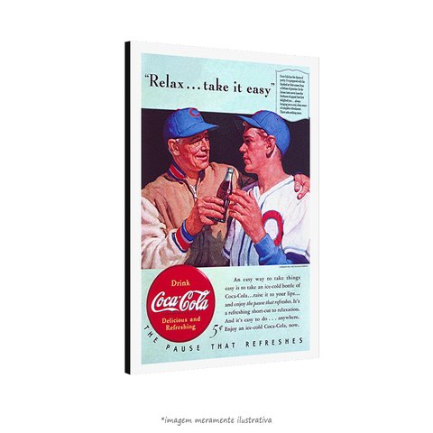 Poster Coca-Cola: Relax... Take it Easy