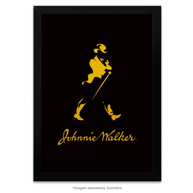 Poster Johnnie Walker, no QueroPosters.com