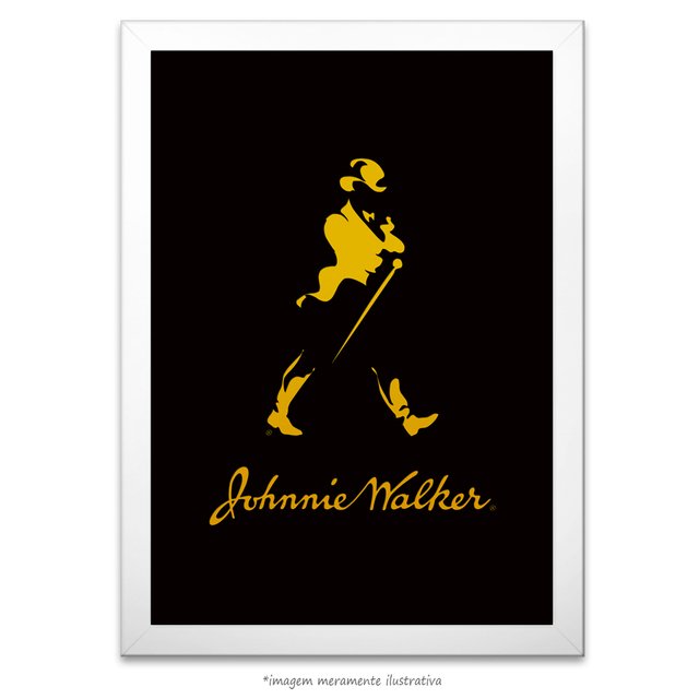 Poster Johnnie Walker, no QueroPosters.com