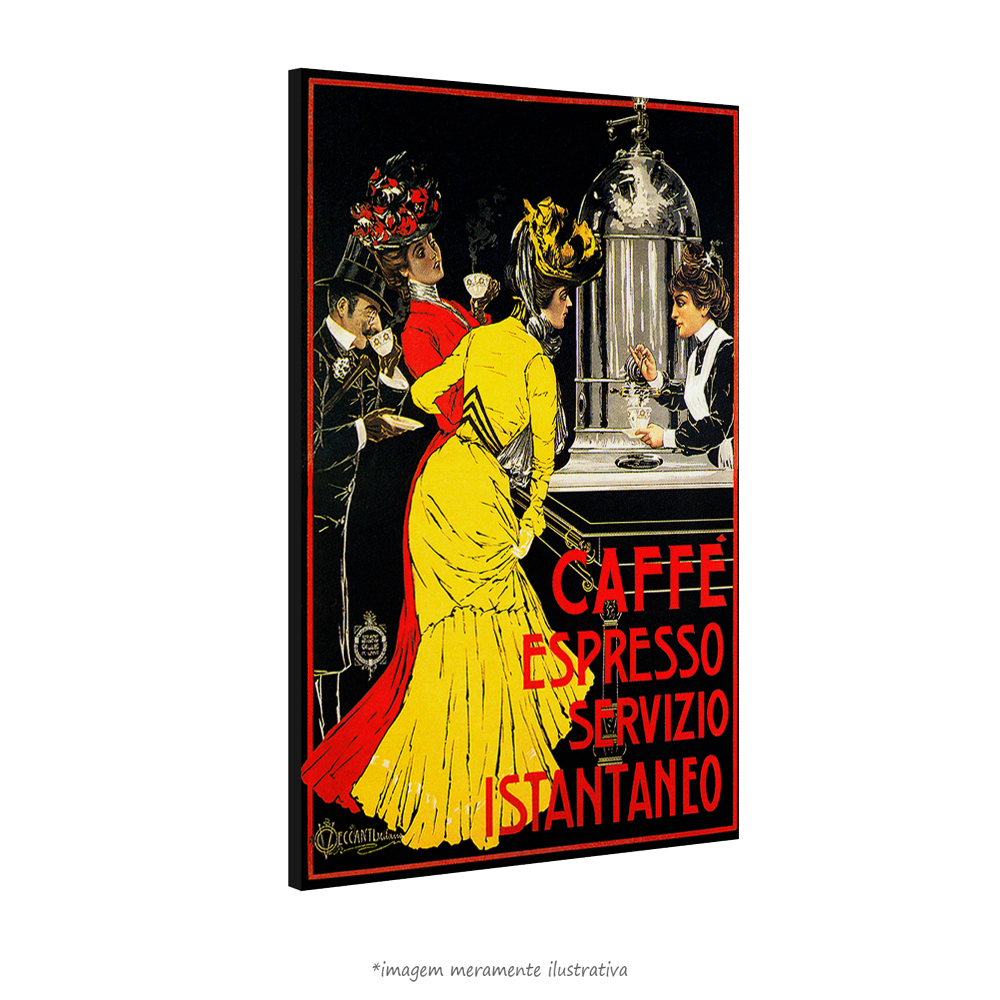 Poster Cartaz Caffe Espresso 1900, no QueroPosters.com