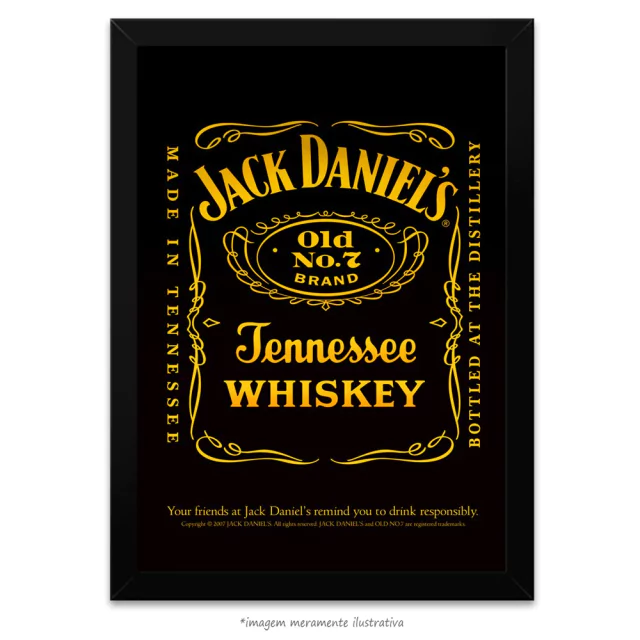 Poster Jack Daniels, no QueroPosters.com