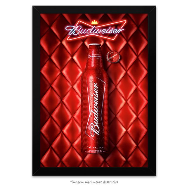 Poster Budweiser VIP, no QueroPosters.com