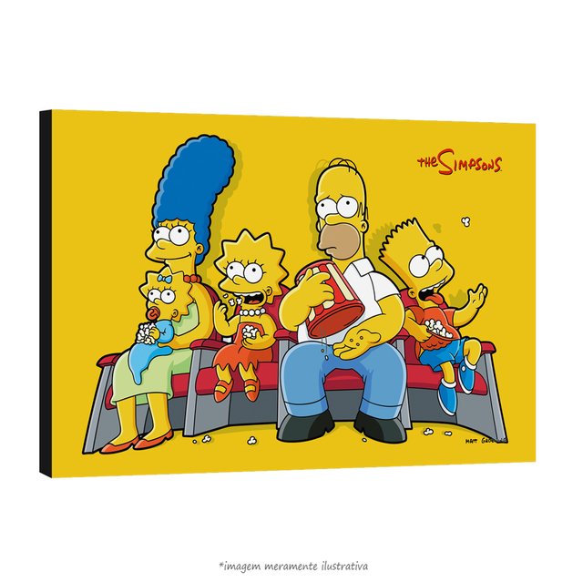 Poster The Simpsons, no QueroPosters.com