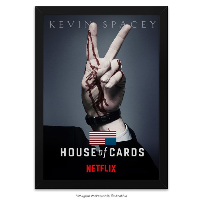 Poster House of Cards, no QueroPosters.com