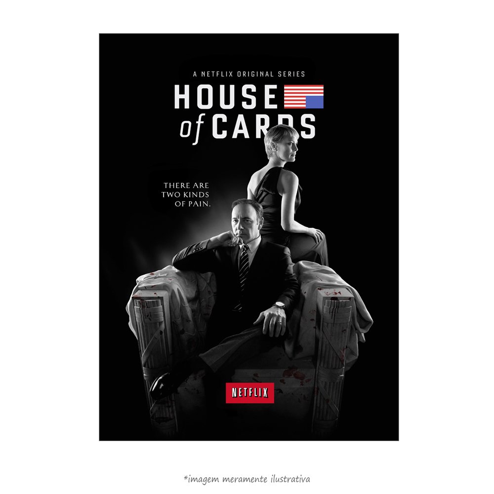 Poster House of Cards, no QueroPosters.com