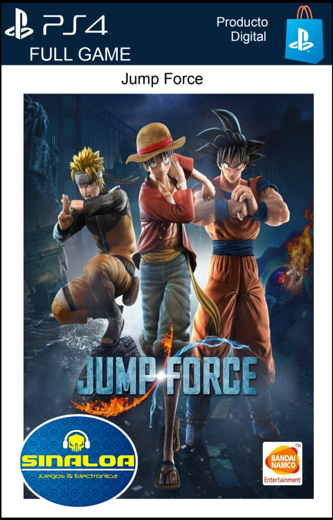 Jump Force (Formato digital) - Comprar en SINALOAMDQ