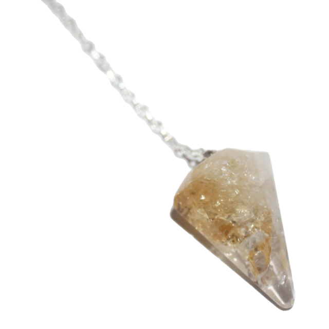 Péndulo Citrino Facetado - Comprar en Aromero