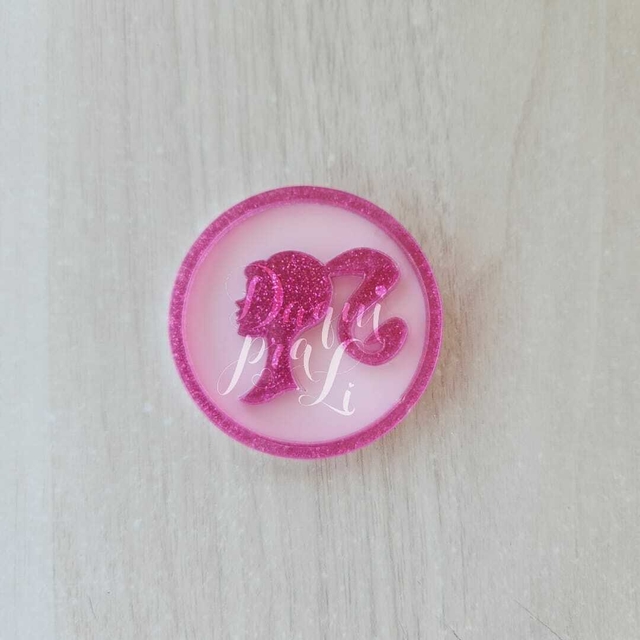 Aplique Duplo - Círculo Barbie Busto (1 unid)