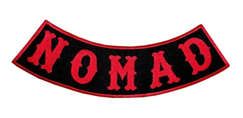 Parche Bordado Nomad Motorcycle Club Nomada Moto Club +color