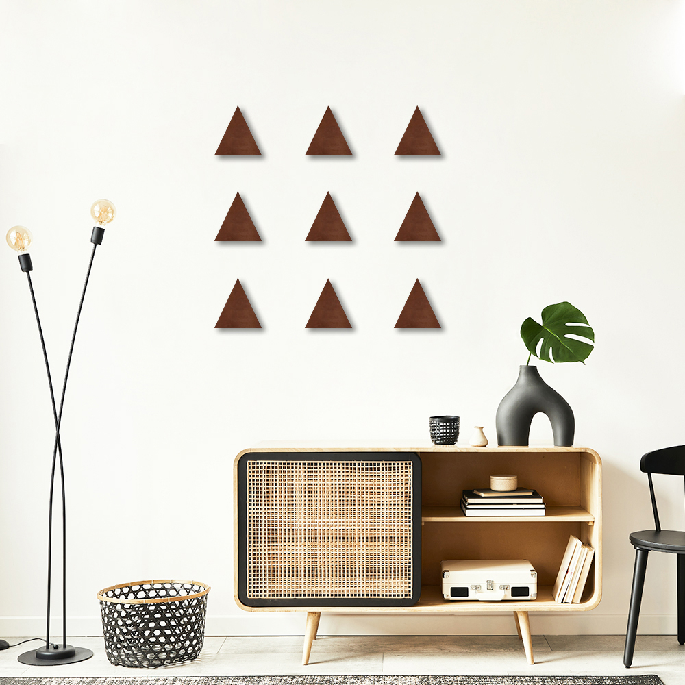 Revestimento de Parede Triângulo, DIY em MDF 6mm