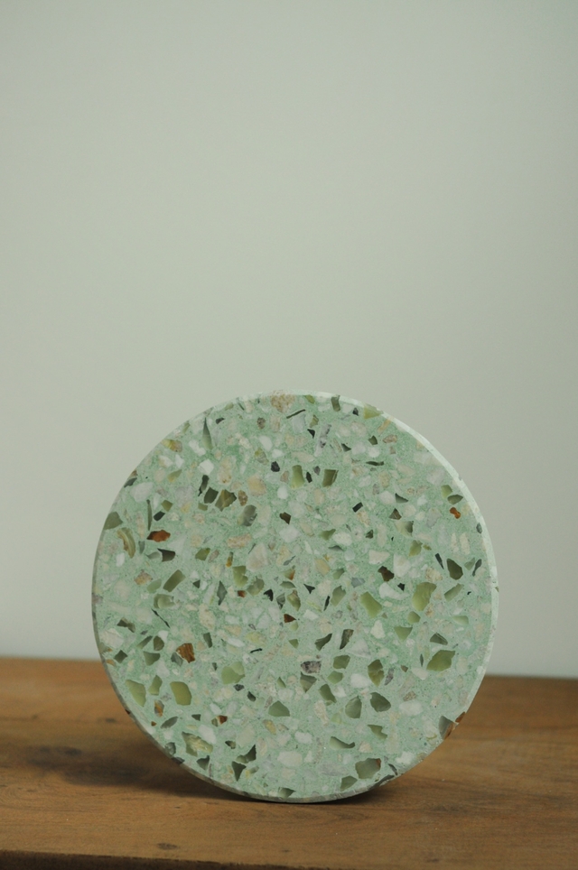 Tabla circular verde onix - Comprar en GEA concreto