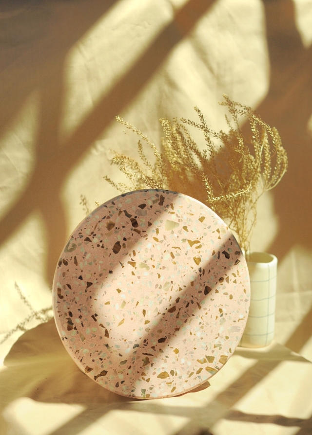 Tabla circular rosa onix - Comprar en GEA concreto