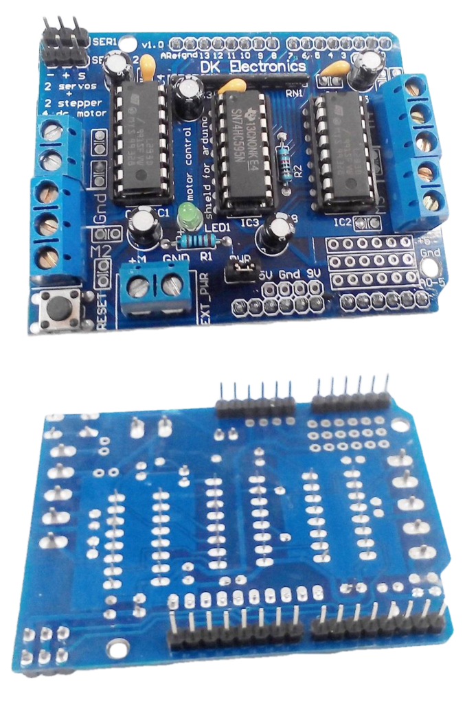 Shield L293D Arduino para Motores Paso A Paso Dc y Servo