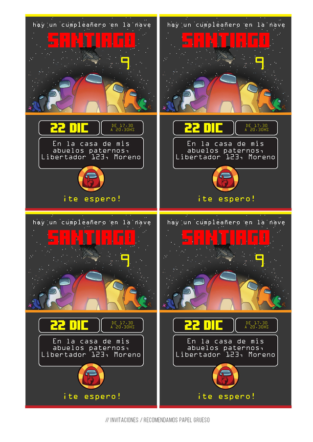 Kit imprimible Among Us, imprimible impostor, tripulante, pdf Among us.