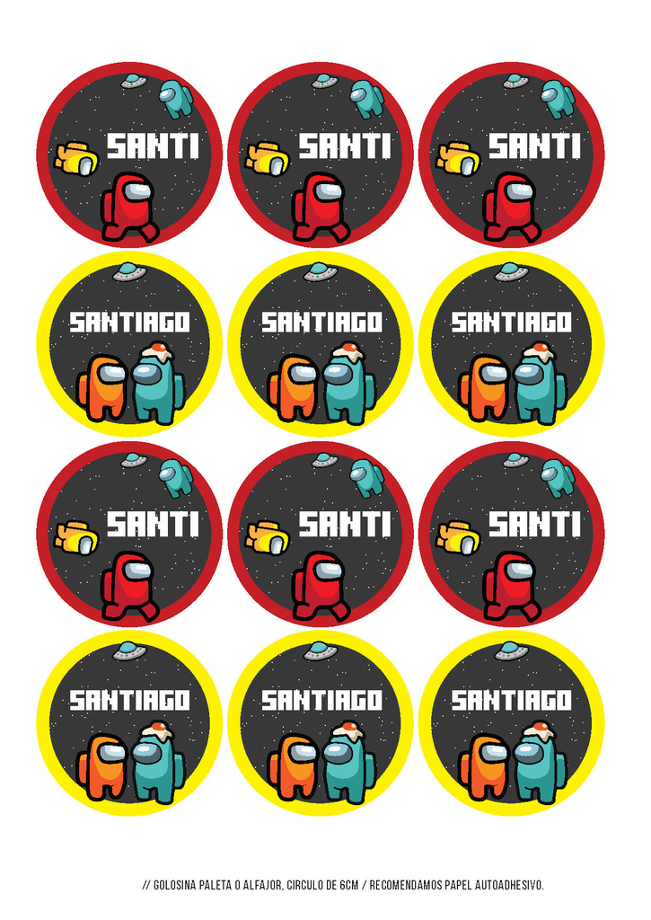 Kit imprimible Among Us, imprimible impostor, tripulante, pdf Among us.