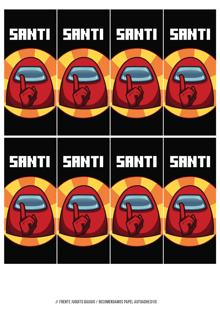 Kit imprimible Among Us, imprimible impostor, tripulante, pdf Among us.