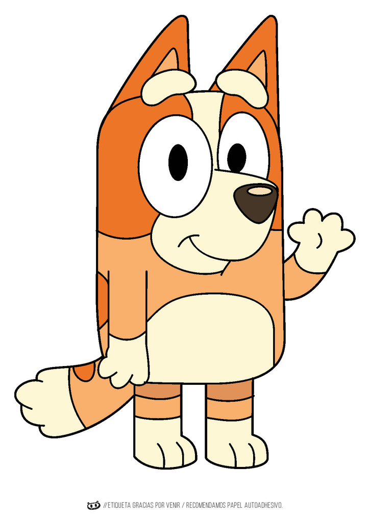 kit imprimible bluey editable