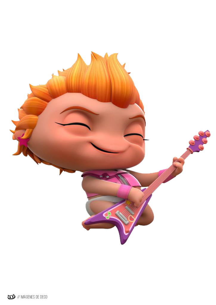 KIT IMPRIMIBLE MINI BEATS POWER ROCKERS