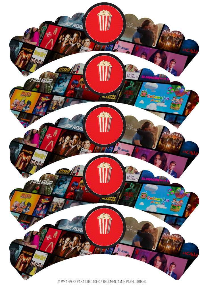 Kit imprimible Netflix movie fans - Tres Cerditos Kits