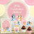 Kit imprimible Bluey Nena + Banner Circular Fondo Mesa Dulce Candybar