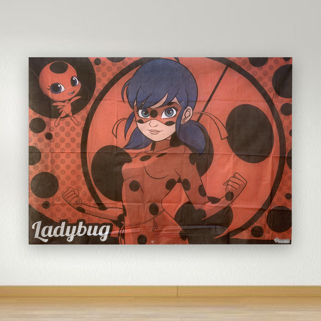 Painel Gigante TNT Festa Aniversário Lady Bug 1,40m x 1,0m