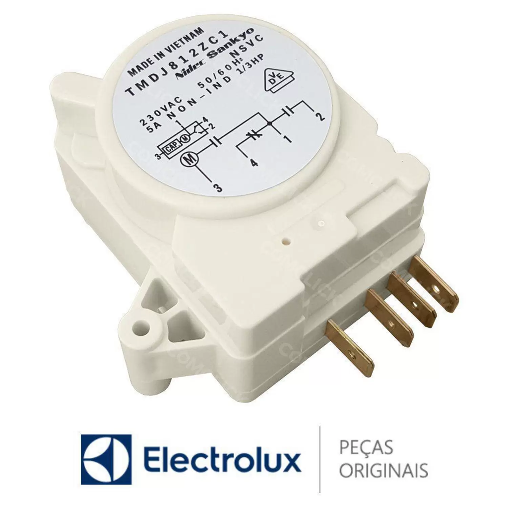 Timer Defrost Electrolux Geladeira 64484484 - 220V
