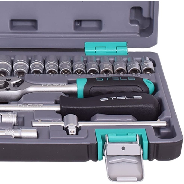 JOGO DE FERRAMENTAS STELS - 29PÇ 1/4 - Equitec EPI's