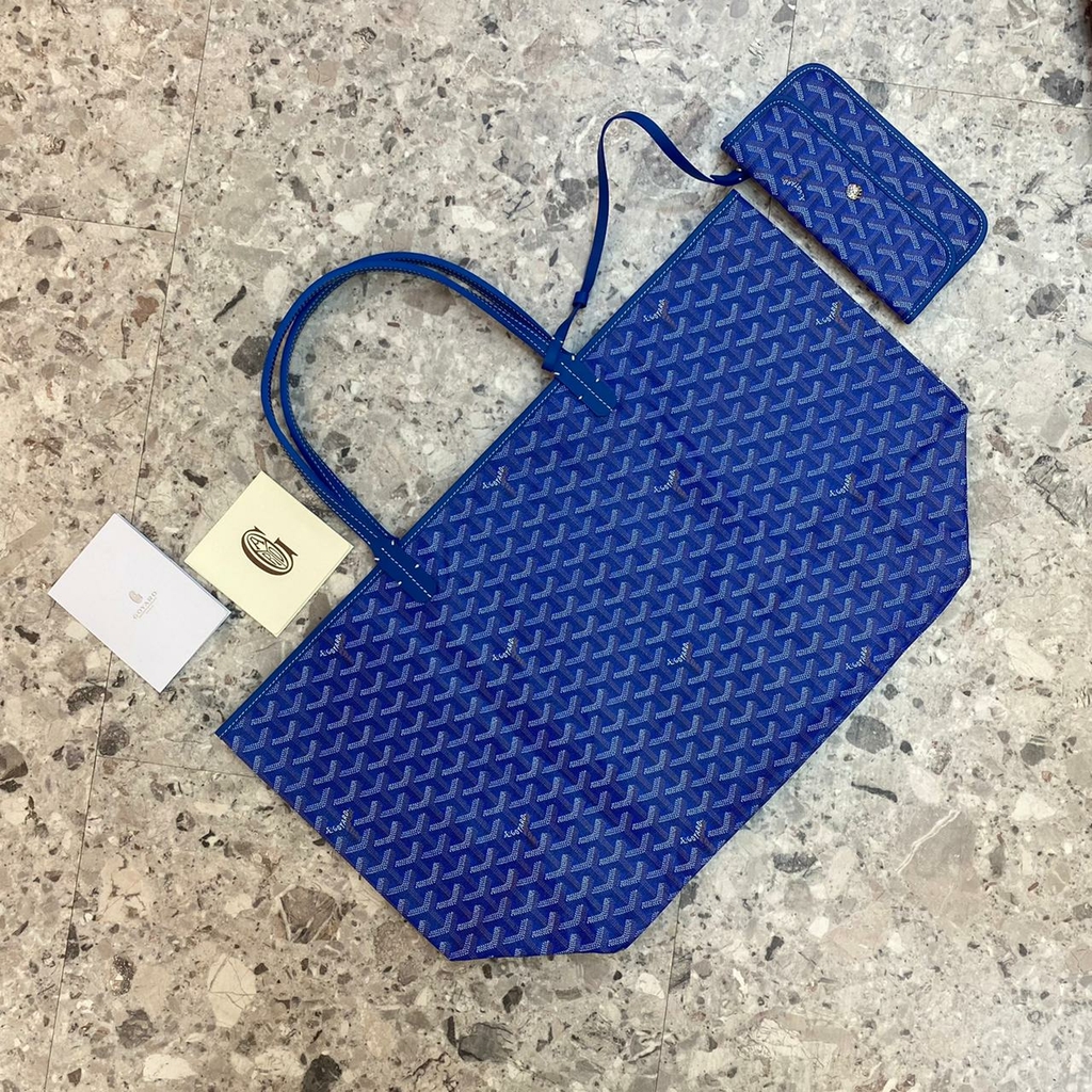 BOLSA AZUL TURQUESA - ALÇAS EM COURO LEGÍTIMO