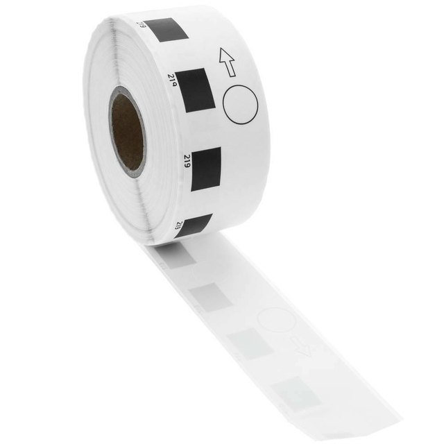 Rollos Dk-1219 Circulo 12mm Etiqueta 1200 unid Ql 1219