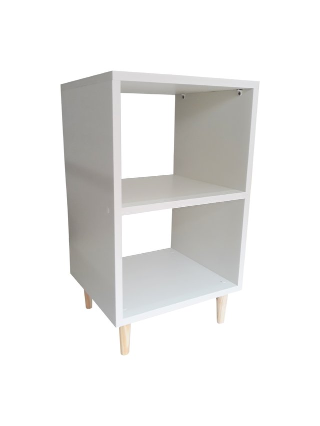 Mesa de Cabeceira 30x30x60cm Pé Palito - Mesinha De Canto - Mesa de Cabeceira