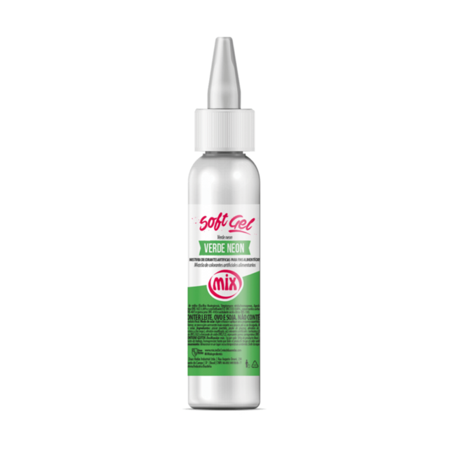 CORANTE MIX SOFTGEL VERDE NEON 25G - Lô Confeiteira