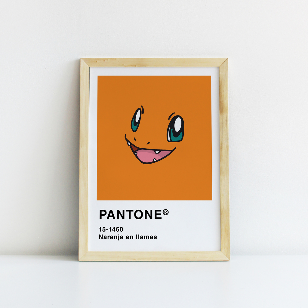 Pantone Charmander - La Cruza, Cultura Pop para tu Casa