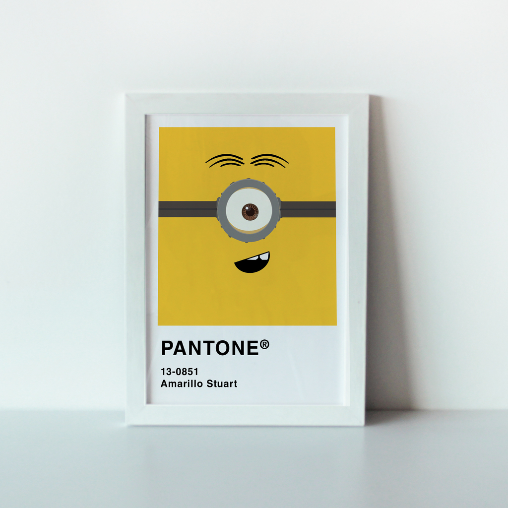 Pantone Minions - La Cruza, Cultura Pop para tu Casa