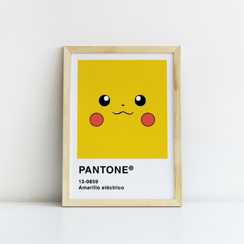 Pantone Pikachu - Cuadros La Cruza, Moda de Paredes