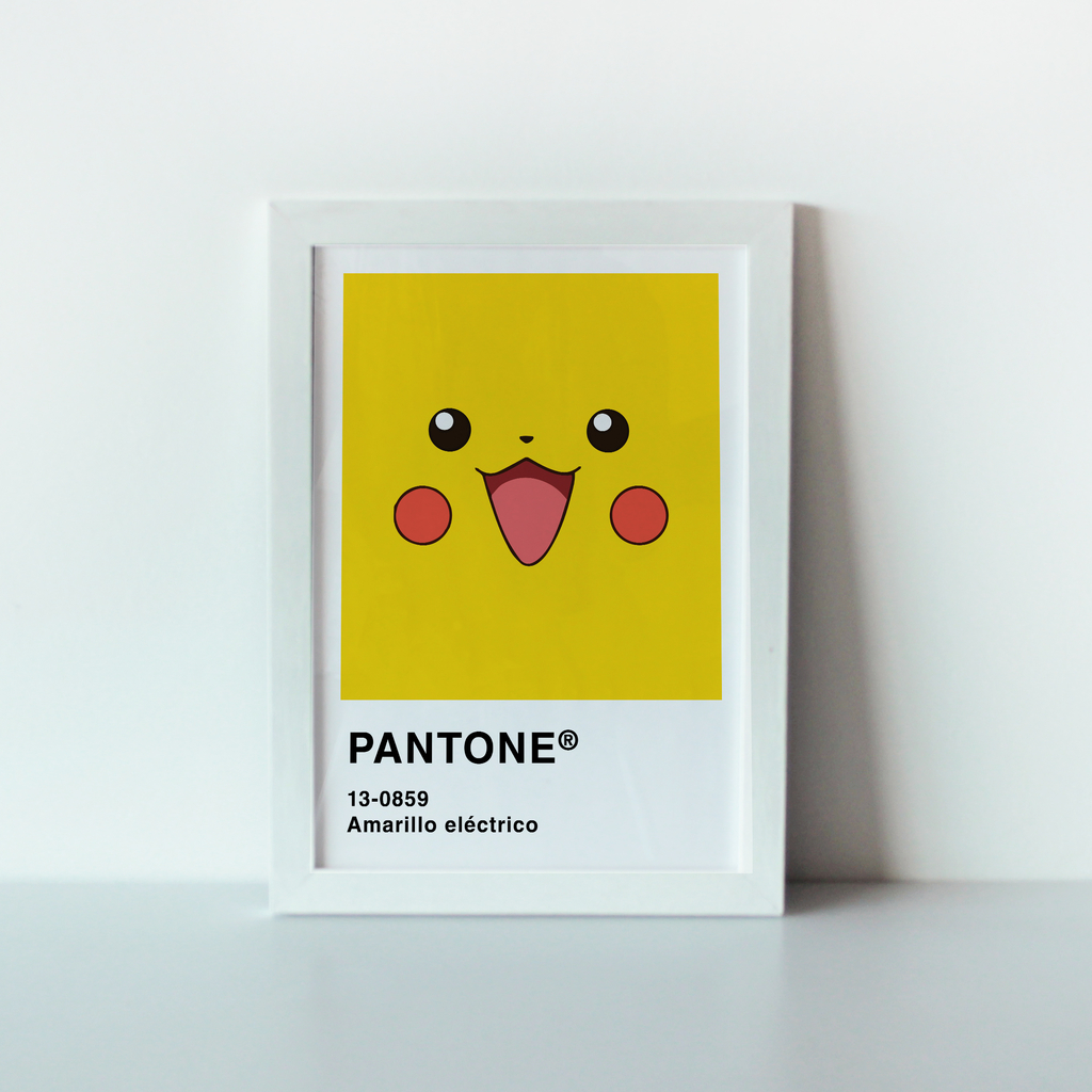 Pantone Pikachu - Cuadros La Cruza, Moda de Paredes