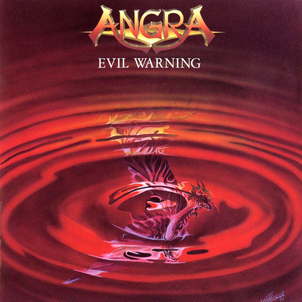ANGRA CD EVIL WARNING OBI 1994 JAPAN - ALTEA RECORDS