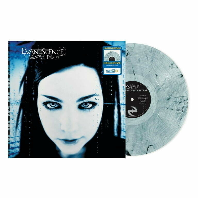 EVANESCENCE LP FALLEN 20TH ANNIVERSARY VINIL CLEAR SMOKE 2023 WALMART ...