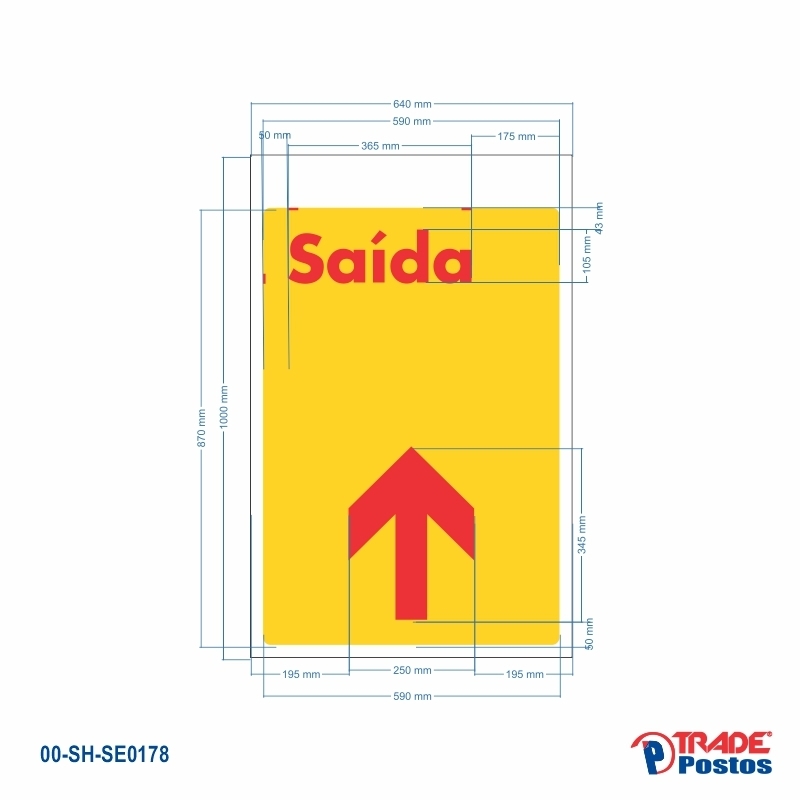 Adesivo Para Sentinela Direcional Shell Refletivo - Saída - Esquerda ...