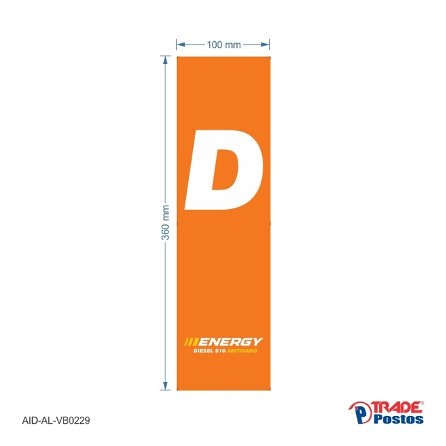 Adesivo Diesel S10 Energy / AID-AL-VB0229-360x100mm