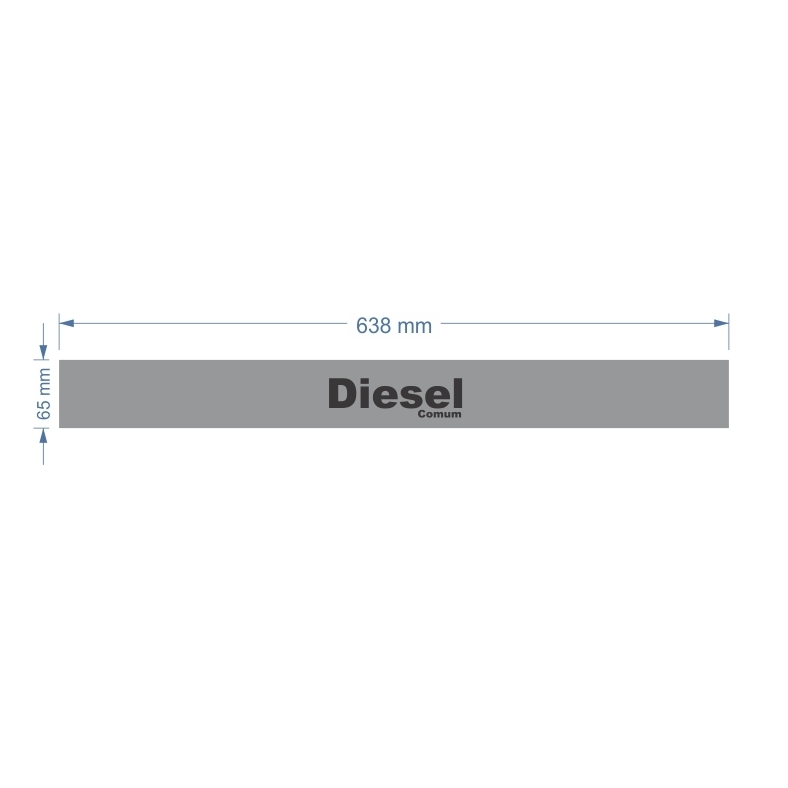 Adesivo de Bomba Diesel Comum / Tradicional
