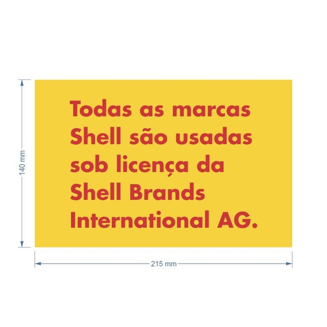 Placa Shell Marca Licenciada PSD-SH-PL0022