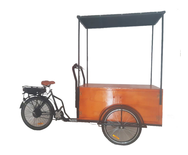 Food Bike Eléctrica Caja Extendida con Toldo