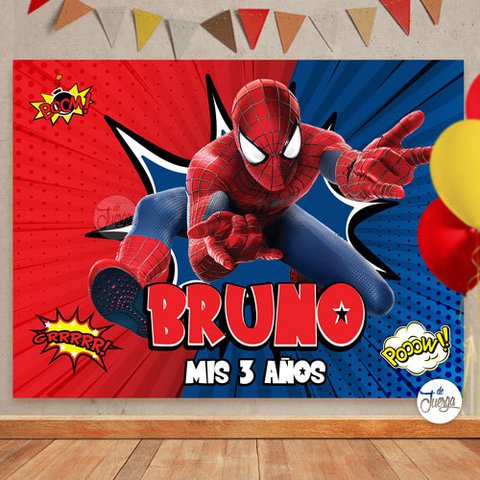 Spiderman - Banner Imprimible 2m x 1,5