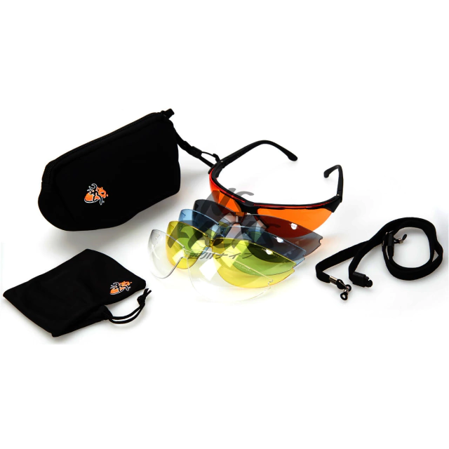 Óculos de Proteção Browning Claymaster - Com 5 Lentes